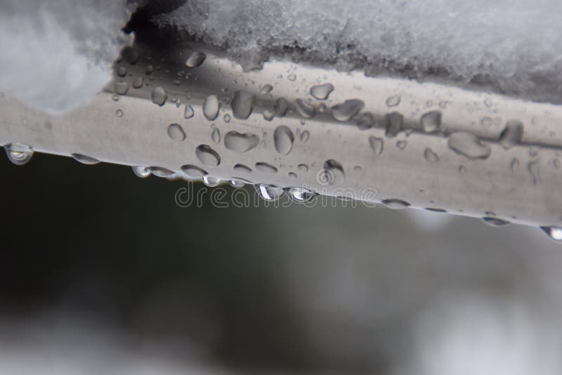 Water Spots with Blur Background Stock Image - Image of melts, water ...