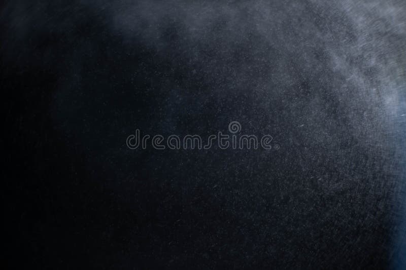 Water Spray Dust on Dark Background. Spraying Mist Effect Isolated on ...