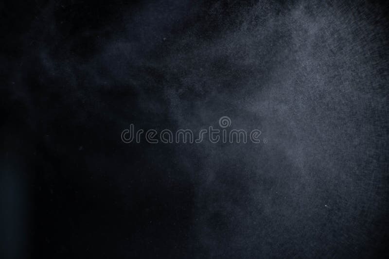 Water Spray Dust on Dark Background. Spraying Mist Effect Isolated on ...