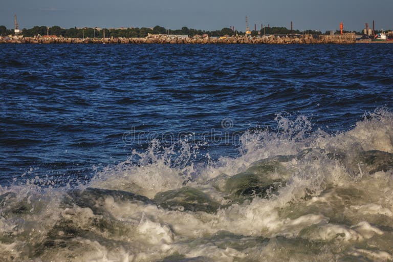 Spray of Water Splashes Out of Boat Stock Image - Image of europe ...