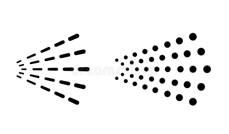 Spray Vector Icon Water Air Sprayer Nozzle Stock Vector - Illustration ...