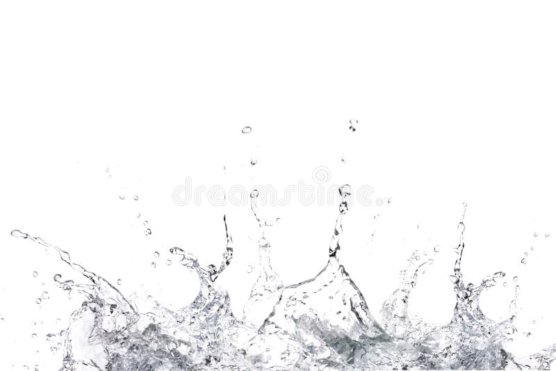 Water Spreading on a White Background the Concept of Refreshing Stock ...