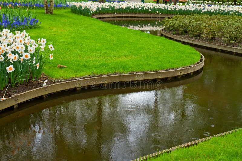Water spring in garden stock photo. Image of garden, fresh - 32719352