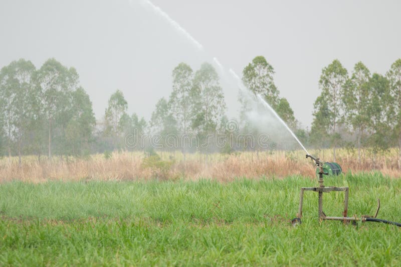 Water springer turning stock image. Image of ground, garden - 35218729
