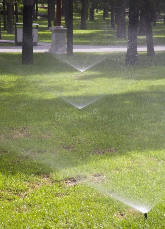 Water sprinkle stock photo. Image of device, fields, sprinkle - 10784590