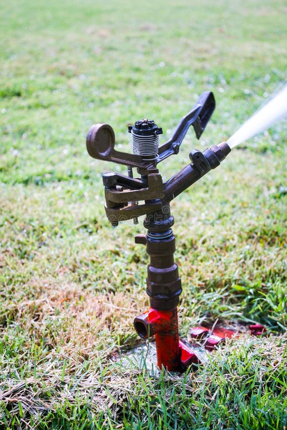 Water sprinkle stock image. Image of drop, irrigation - 69420875