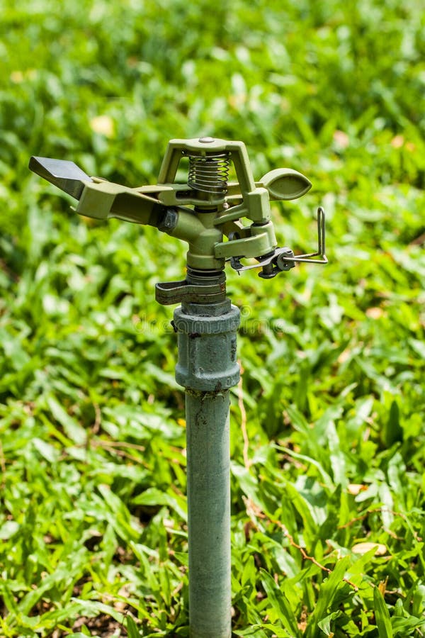 Water Sprinkler Head stock photo. Image of outside, garden - 40000470