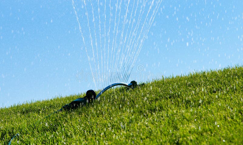 Water sprinkler stock photo. Image of plant, nature, equipment - 33182896