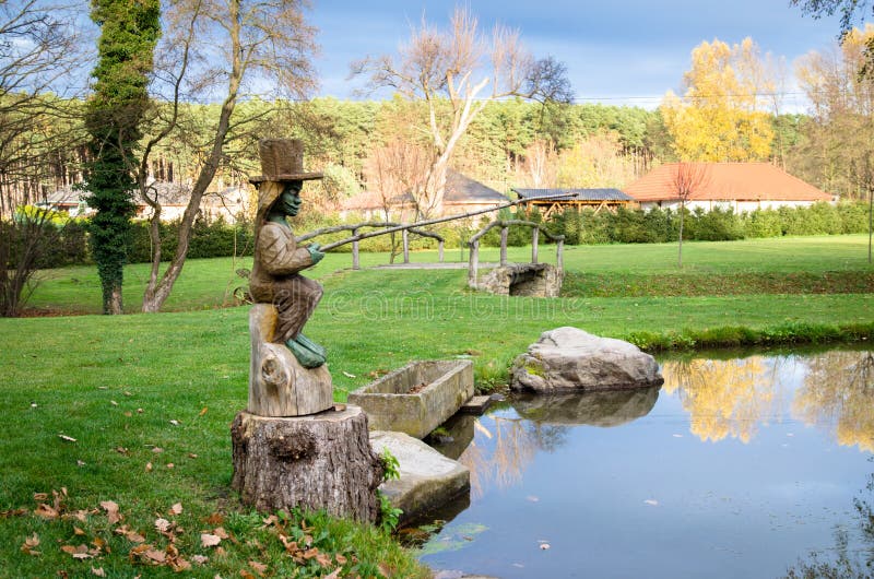 Water-sprite at the pond stock image. Image of vivid - 75869549