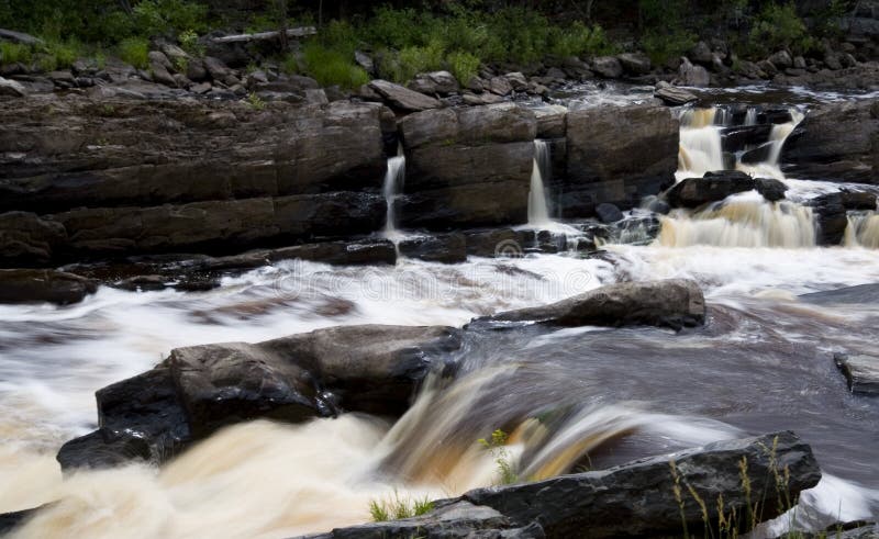 Water Steps Into Rapids Picture. Image: 5879955