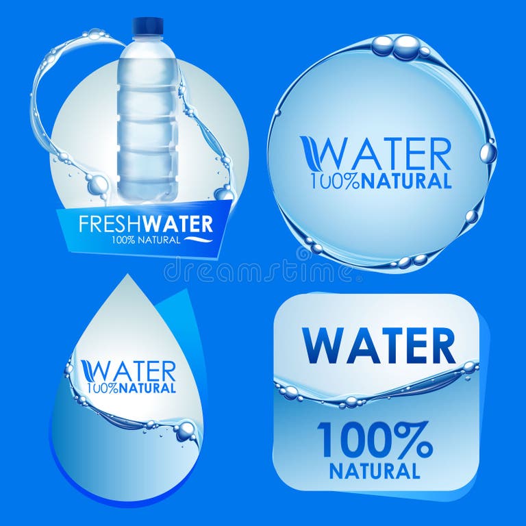 Stickers Water Bottle Stock Illustrations – 1,281 Stickers Water Bottle ...