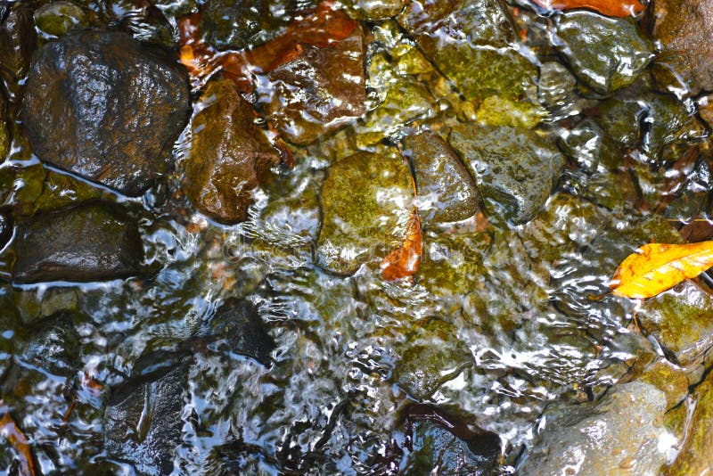 Water on Stones. Abstract Texture. Stock Image - Image of depth ...