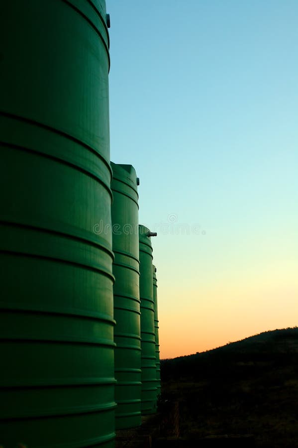 Water storage tank stock photo. Image of rain, reserve - 15230288