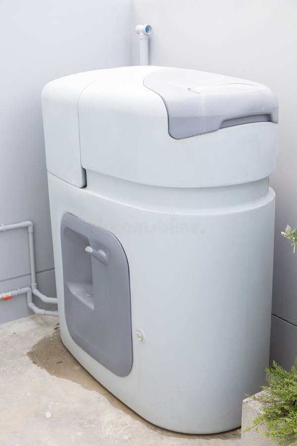 Water Storage Tank Outside the House Stock Image - Image of modern ...