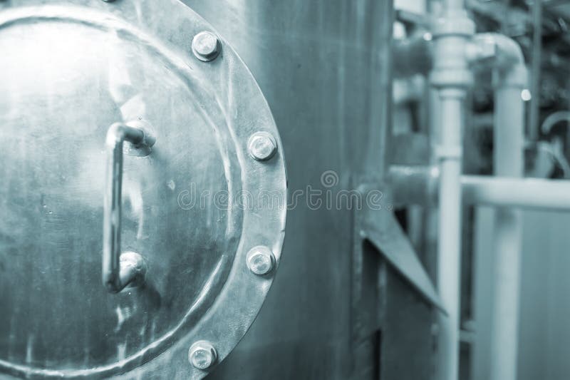 Water Storage Tank, the Valve Stock Photo - Image of blue, medicine ...