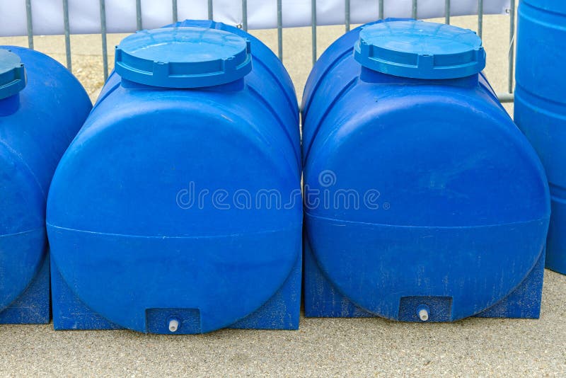 Water Storage Tanks stock image. Image of tank, closed - 277543947