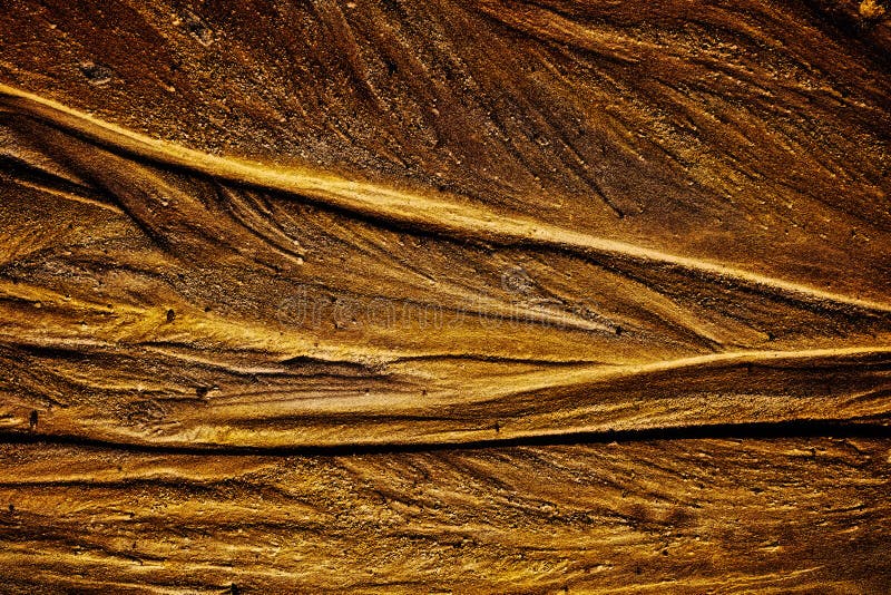 Water Streak on Golden Sand Stock Image - Image of lines, dunes: 100046555