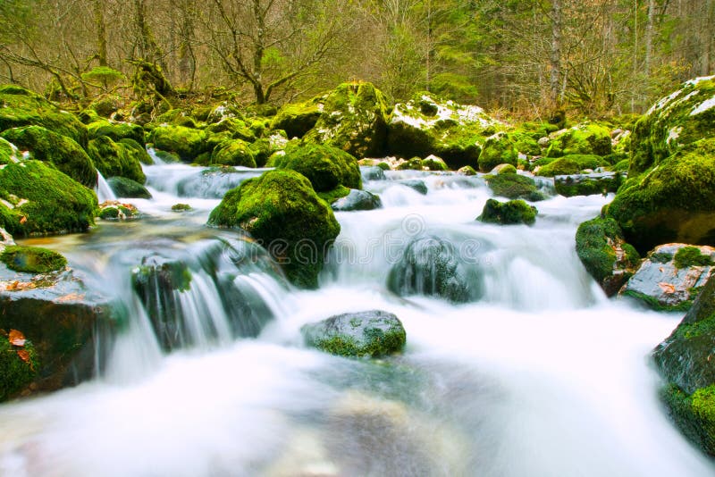Water Stream stock image. Image of color, landscape, water - 11960313