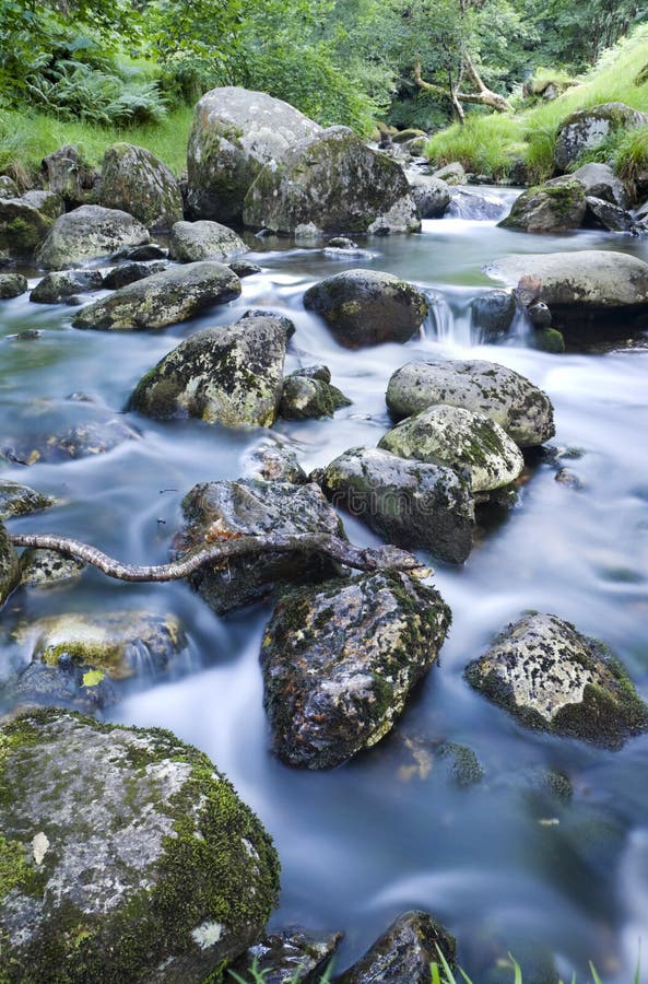 Water stream stock photo. Image of color, vibrant, long - 24991342