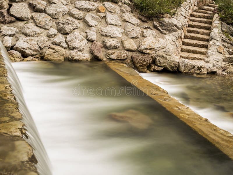 Water stream stock photo. Image of smooth, speed, clean - 60718400
