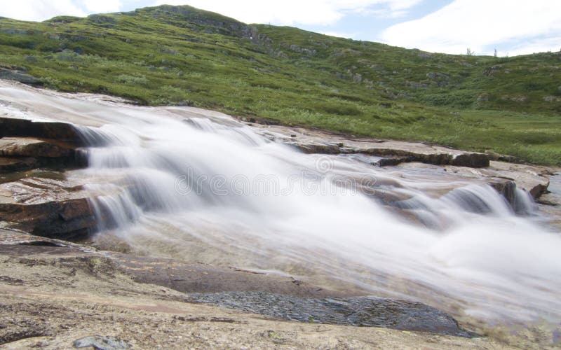 Water Stream Down the Rocks Stock Photo - Image of norway, canals: 95110096