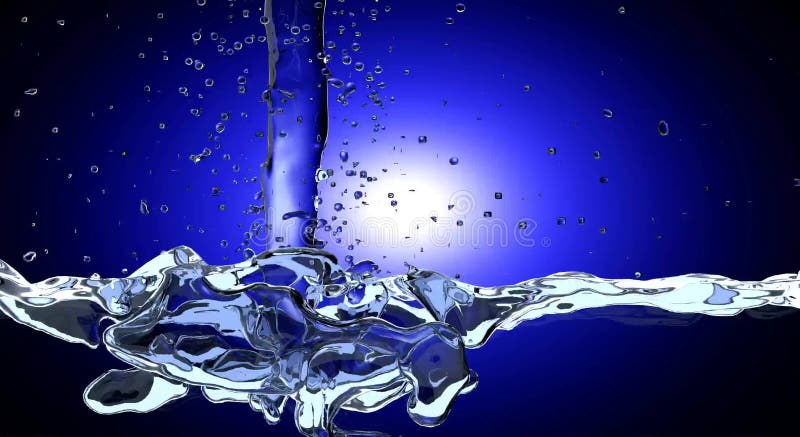 Falling Water Drops with Green Screen Background Stock Footage - Video ...