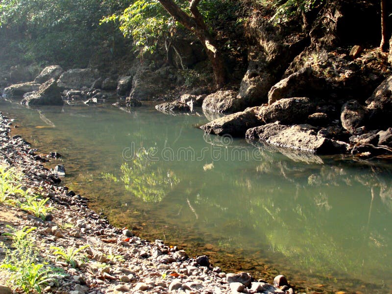 Water stream stock image. Image of sunshine, stream, transparent - 79989795