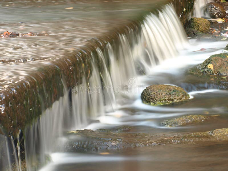 Water Stream in Forest River, Long Exposure Stock Photo - Image of ...