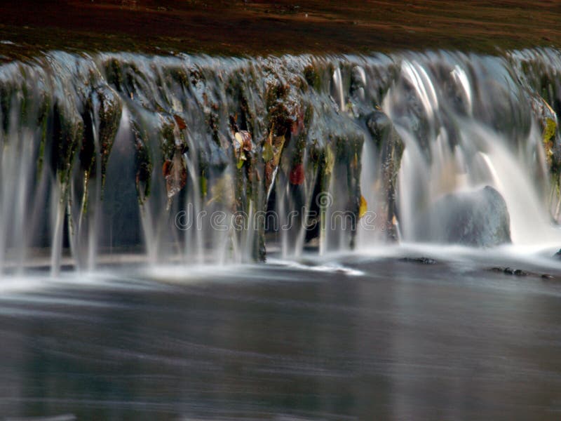 Water Stream in Forest River, Long Exposure Stock Image - Image of ...