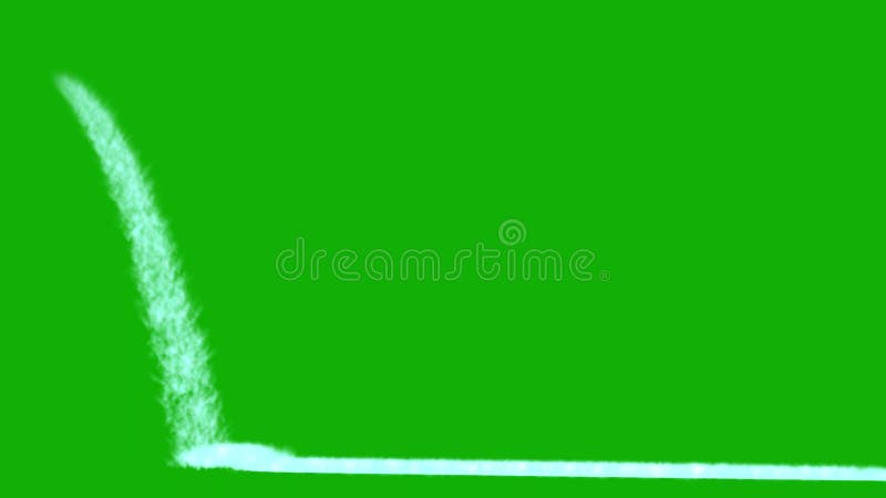 Water Stream Motion Graphics with Green Screen Background Stock Video ...