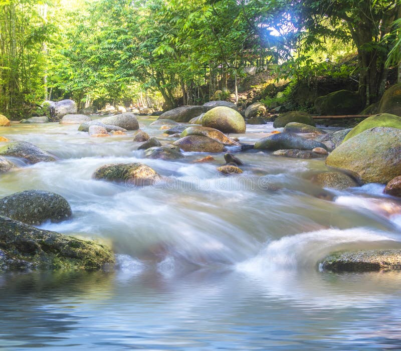 Water stream stock image. Image of peaceful, landscape - 44219473