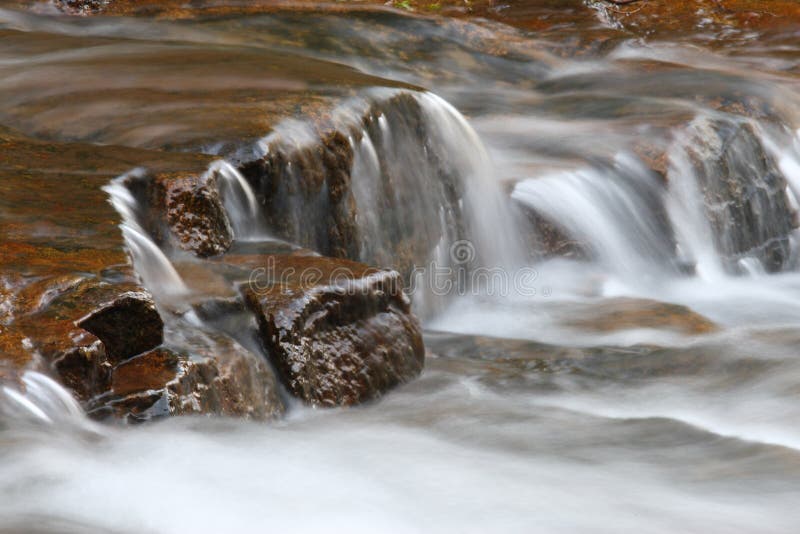 Water Stream And Rock Picture. Image: 5223261