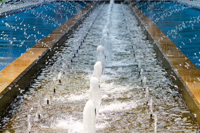 Water Stream Splashing On Ground Stock Photo - Image of stream, spray ...