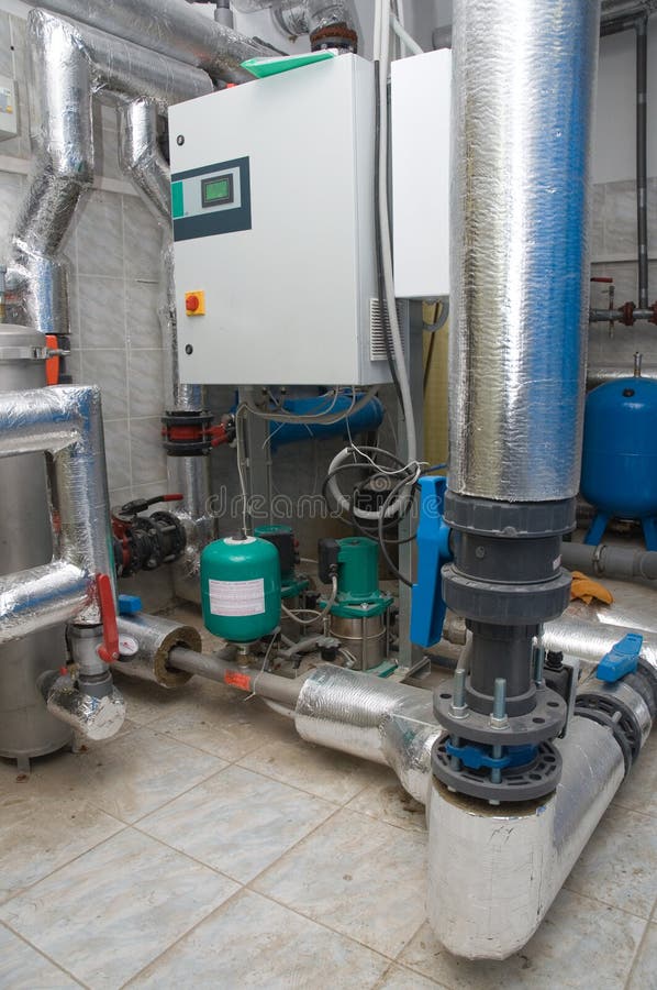 Water supply booster set stock photo. Image of boost, pumping - 8793786