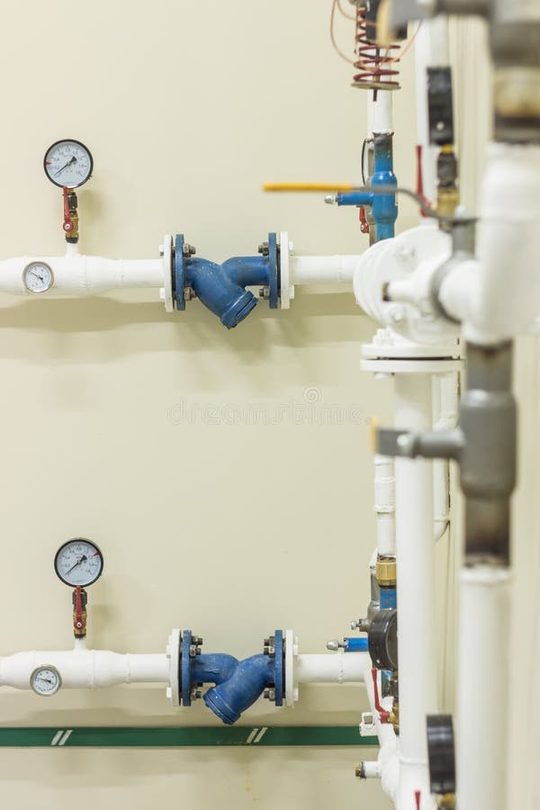 Water Supply Knot for the House Stock Image - Image of room, pipeline ...