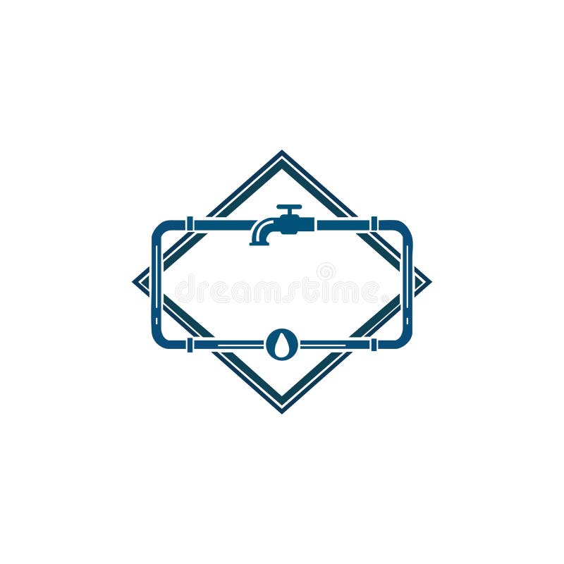 Water Supply Vector Logo Template Stock Vector - Illustration of sink ...