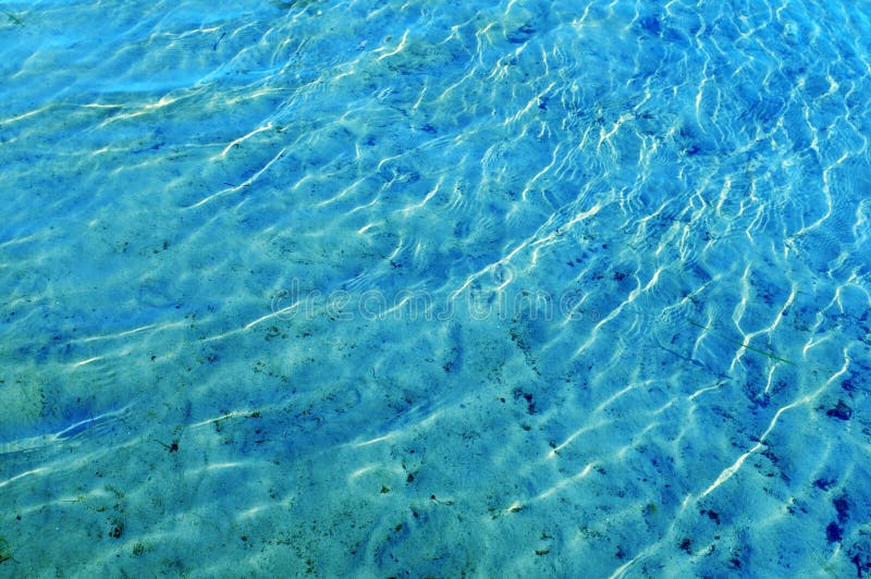 Texture of Transparent Shallow Water Surface Stock Image - Image of ...