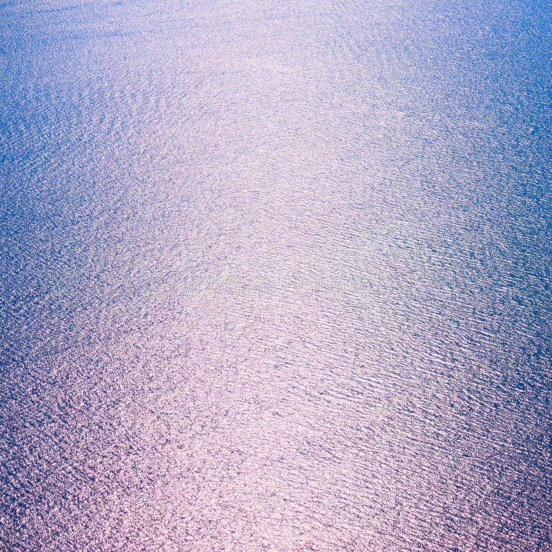 Sea Water Surface from Above and Sunlight Stock Image - Image of copy ...