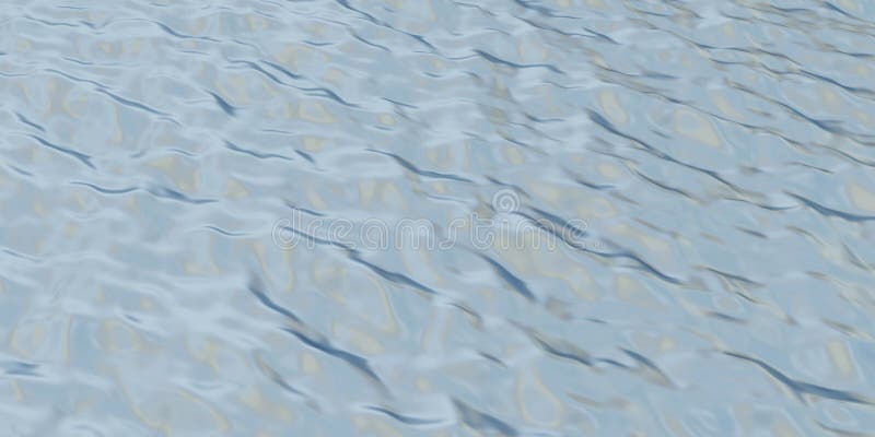 Water Surface Above Water Surface Ripples Reflected Sunlight 3D ...