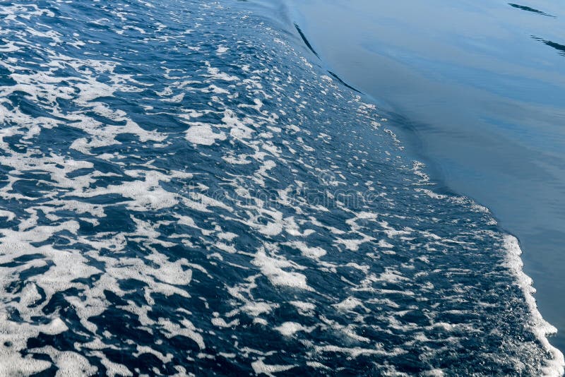 Water Surface with a Beautiful White Pattern Stock Image - Image of ...