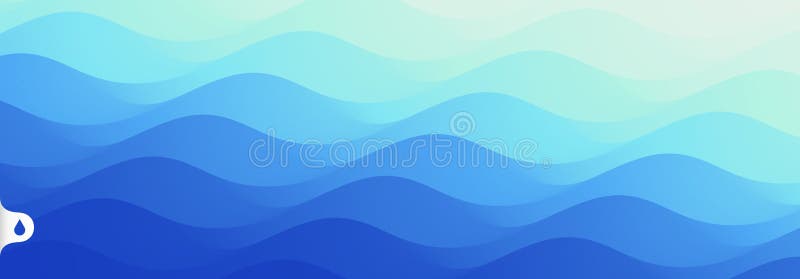 Water Surface. Blue Abstract Background Stock Vector - Illustration of ...