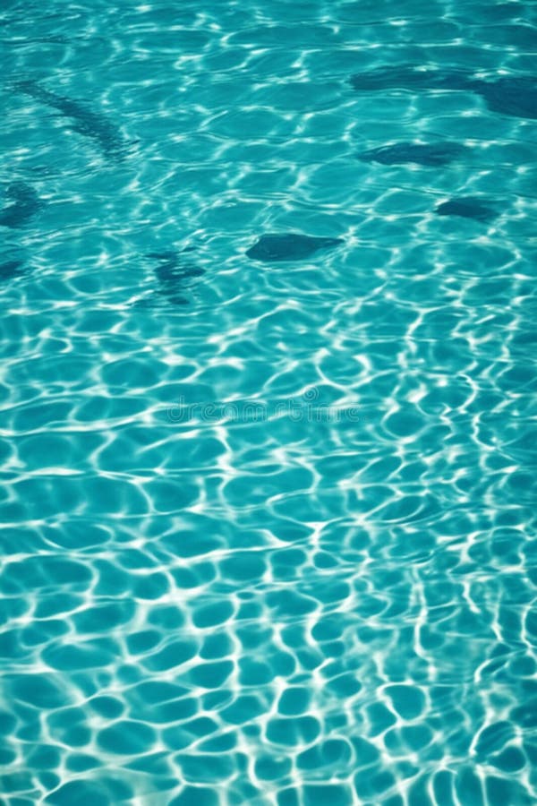Water Surface Blue Swimming Pool Texture Background Ai Generated Stock ...