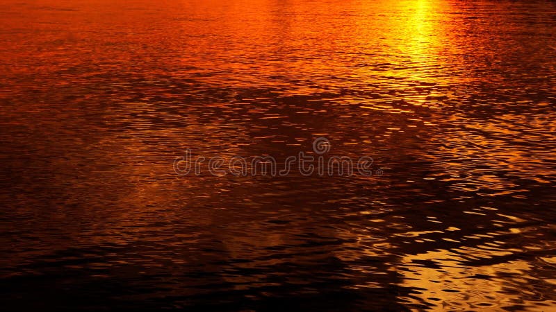 Water Surface during the Golden Hour Stock Image - Image of clear ...