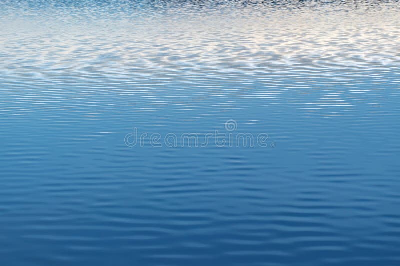 Water Surface of the Lake with Light Ripples from the Wind Stock Image ...