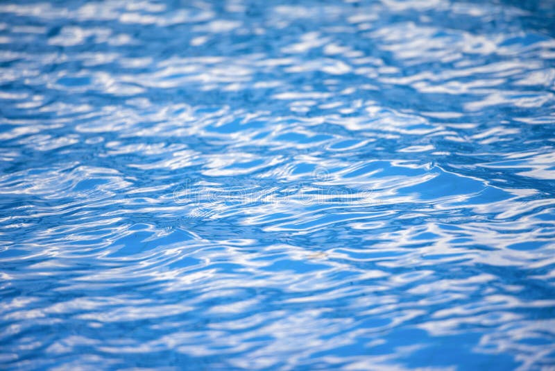 Surface of Pool Water with Blue Lining Stock Image - Image of pool ...