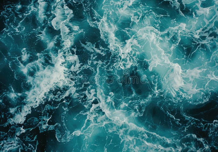 Water Surface of a Pool with Waves Stock Image - Image of refreshing ...