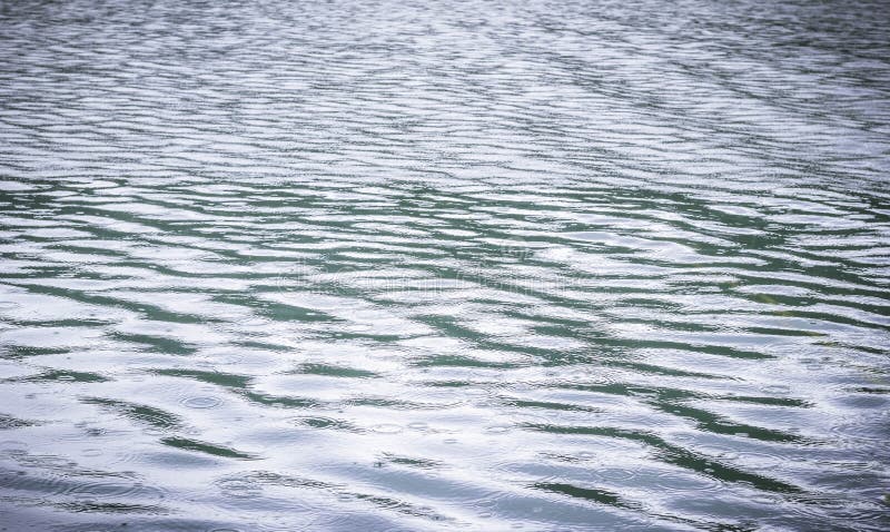 Water surface with raining stock photo. Image of ring - 79432608