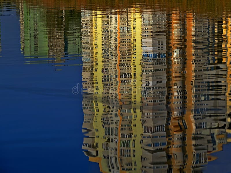 Water Surface. Reflection in Water Stock Photo - Image of lake, surface ...