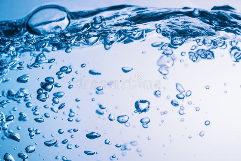 Water Surface with Ripple and Bubble Stock Photo - Image of close ...