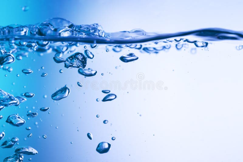 Water Surface with Ripple and Bubble Stock Image - Image of energy ...